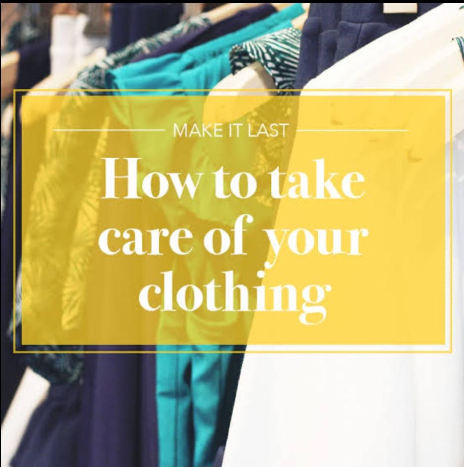 HOW TO TAKE CARE OF YOUR CLOTHING & ACCESSORIES: FASHION TABLE WITH ...