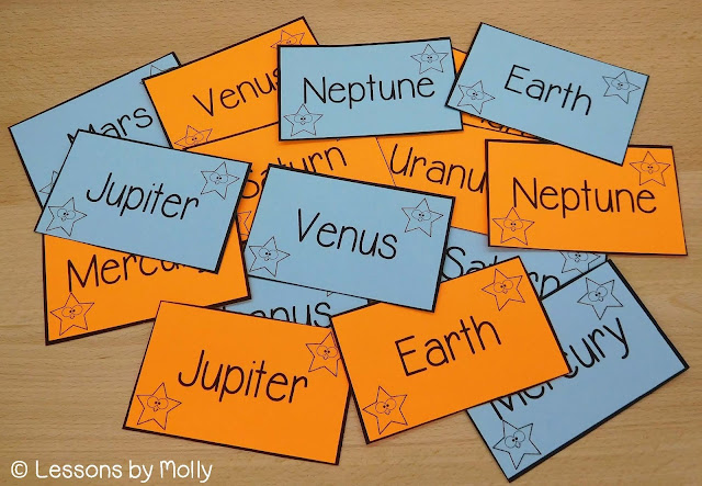 Lessons by Molly: Learning Planet Names with Skills Practice