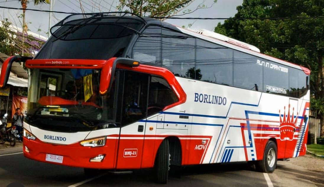 Bus Terbaru Borlindo Avante H9 Mercedes benz OH 1526 Air Suspension Tentrem