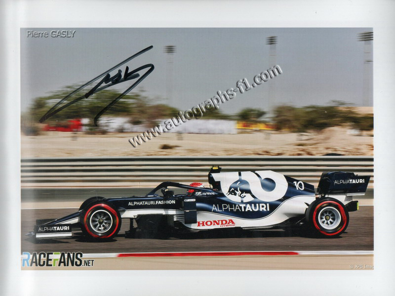 Autographs-F1: Pierre GASLY