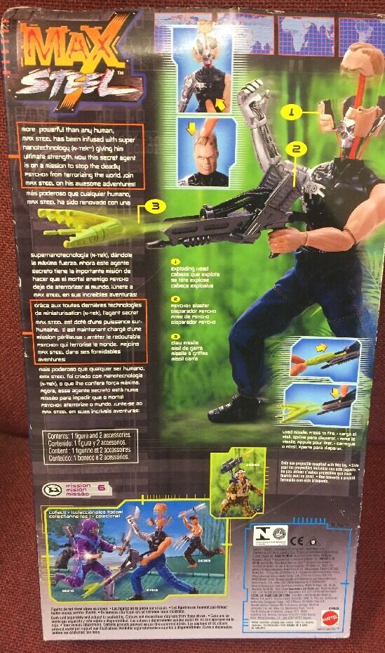 Max Steel Fanáticos: Línea Max Steel 1999-2000 Completa
