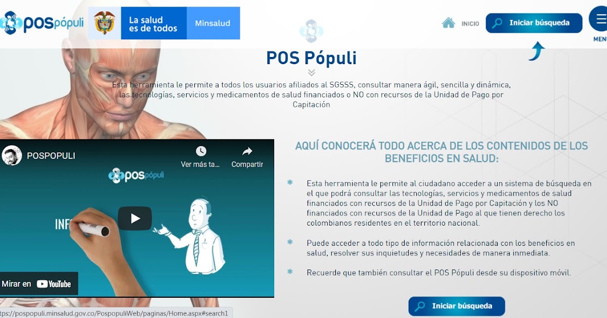 Regentes de Farmacia Colombia: POS POPULI