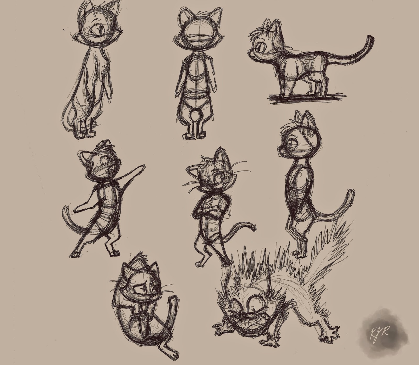 Visually developing ideas and stories using 2D design!: More "Jinxy"