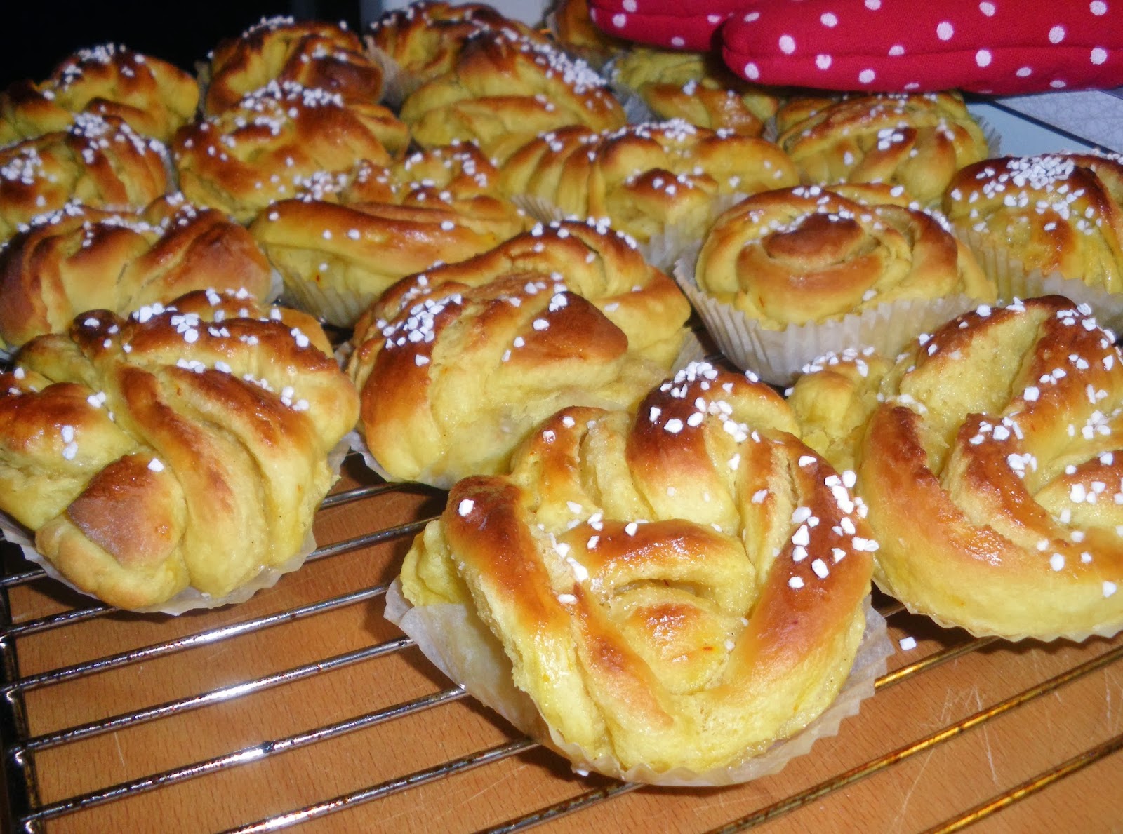 Sockerdröm: Saffransbullar med vanilj