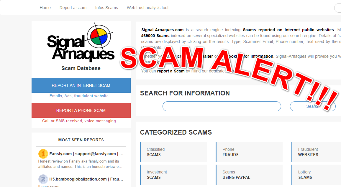 Signal-Arnaques.com Scam ~ HACK2WORLD