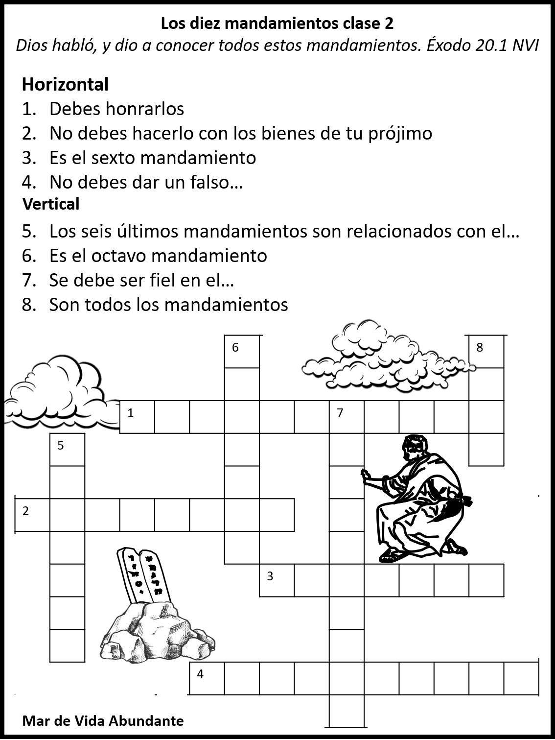 Los diez mandamientos parte 2 - Mar de Vida Abundante