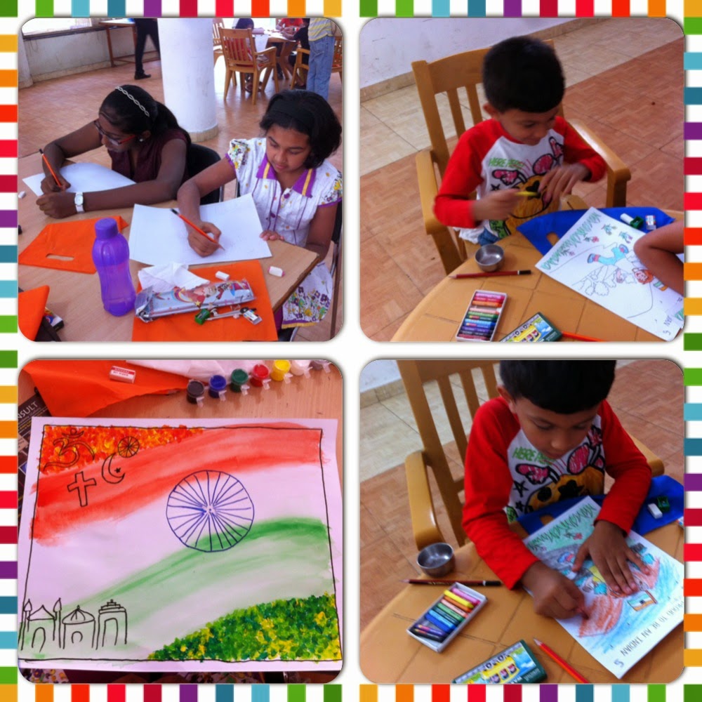 Innocent Dialogue: Drawing competition: Independence Day