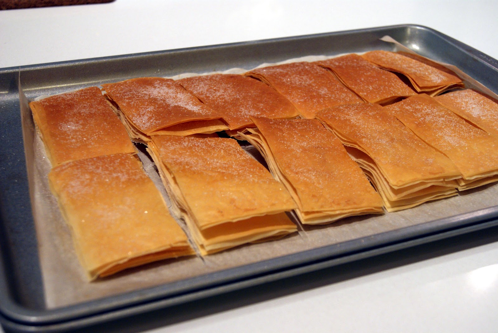 little miss sweetie: Phyllo layers with lemon cream and hazelnuts