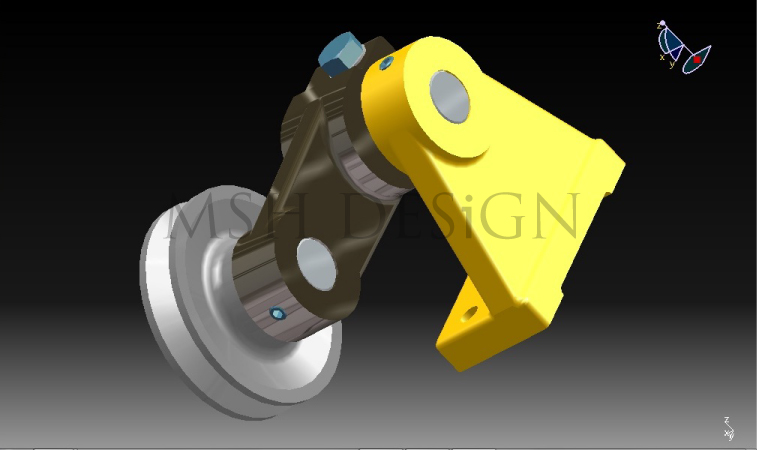 MSH DESiGN House: CAD Drawing - Belt Tensioner