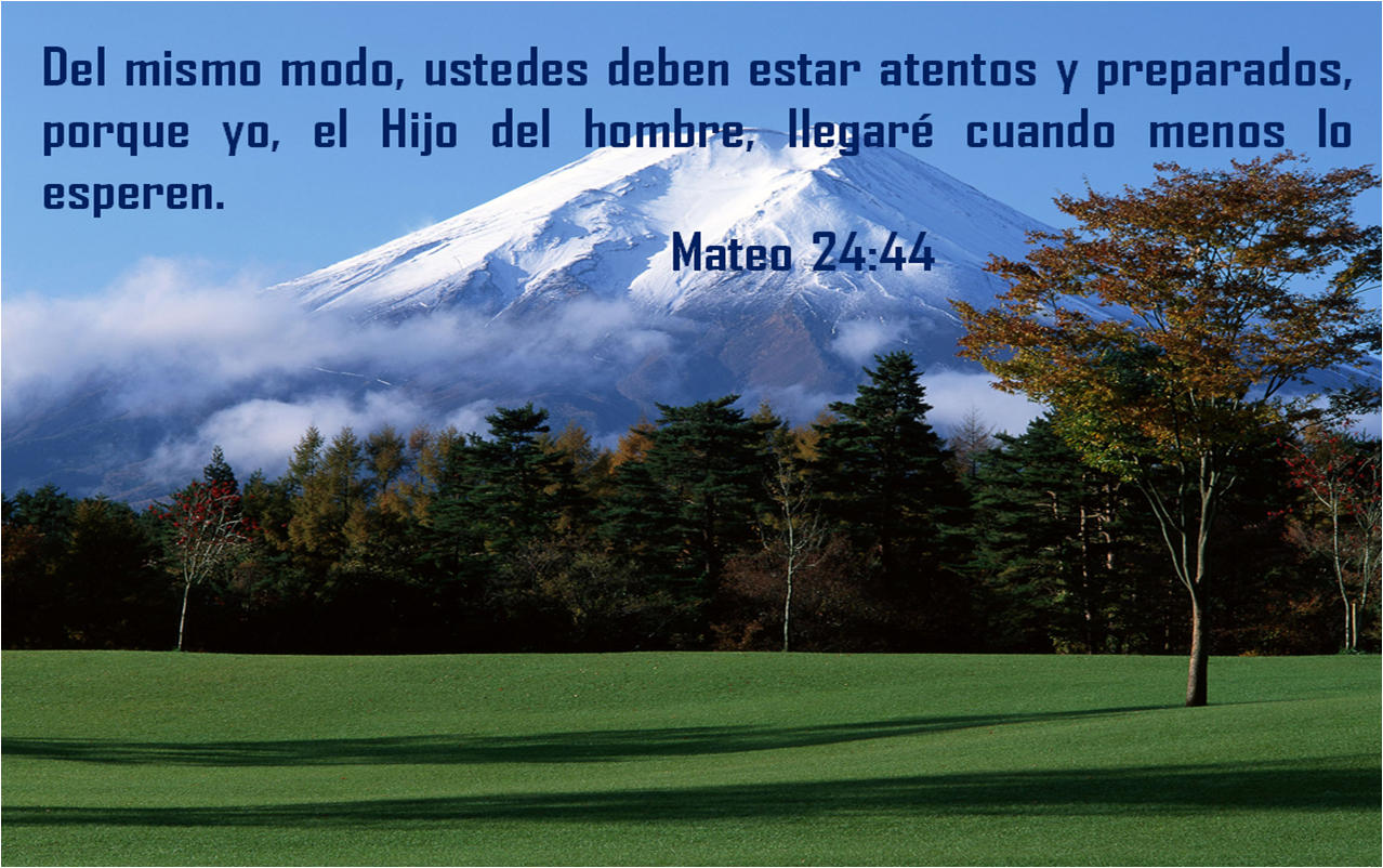 Palabra de Dios: Jesús viene pronto, prepárate