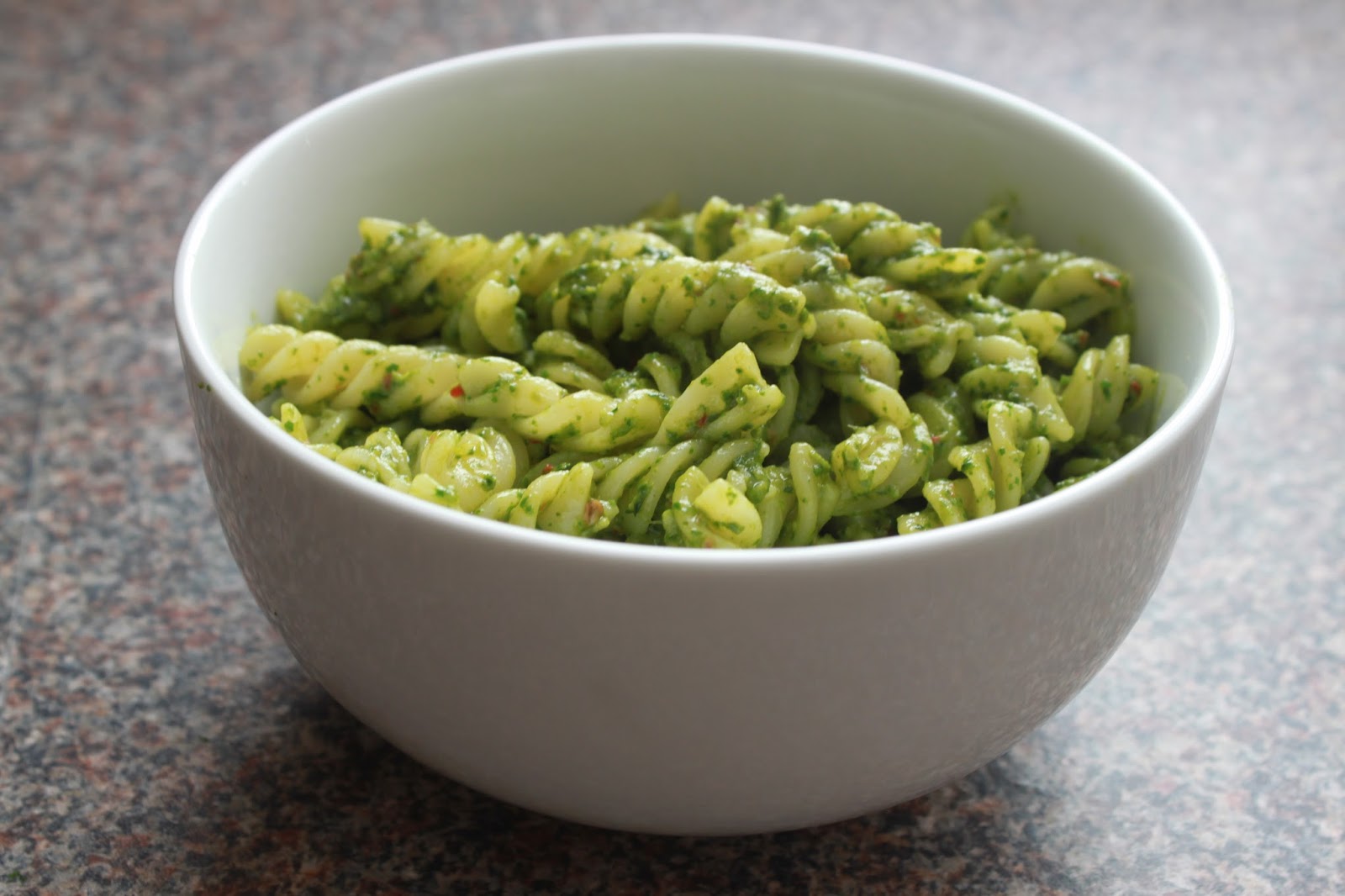 Lone Male In The Kitchen: Rocket, Chilli and Basil Pesto Recipe- Making ...