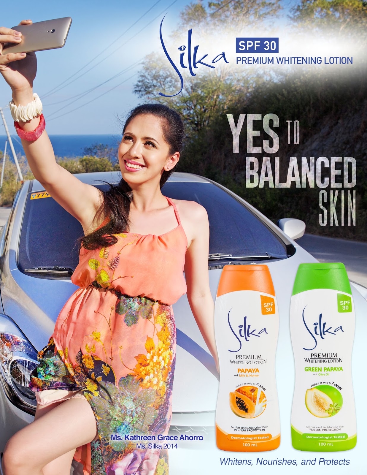 Yes Skin with Silka Premium Whitening Papaya Lotion with SPF 30 ...