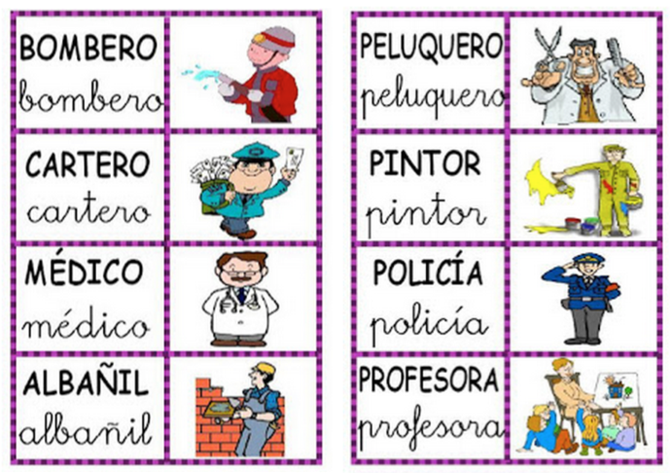 Recursos TIC a un CLIC: Tarjetas de vocabulario