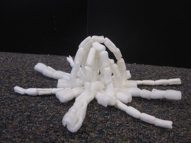 shine brite zamorano: styro snow.