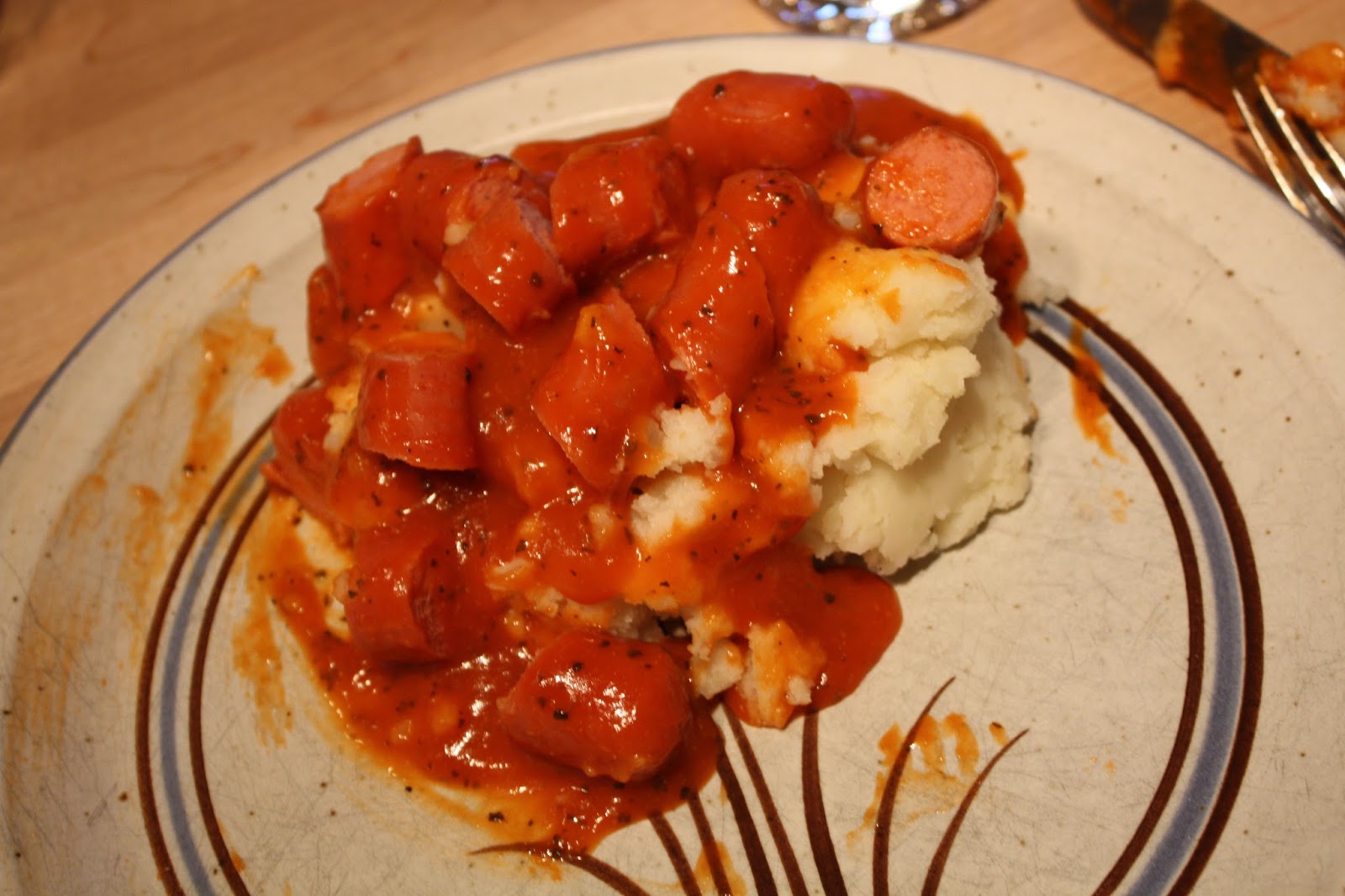 Crumbling Cookies: Wieners and Tomato Sauce