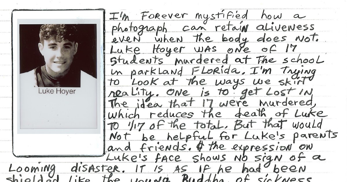 Diaristic Notations: Luke Hoyer