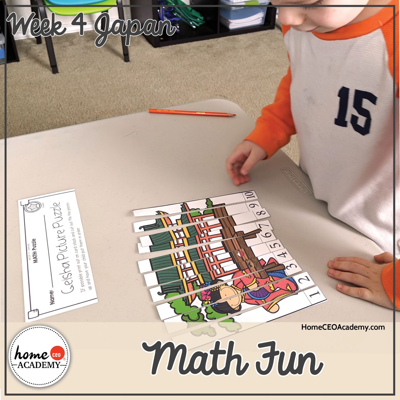 Preschool Countries: Japan Theme by Home CEO Academy