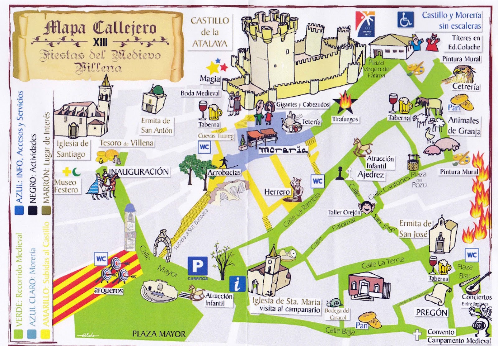 Mapa Turístico De Almansa