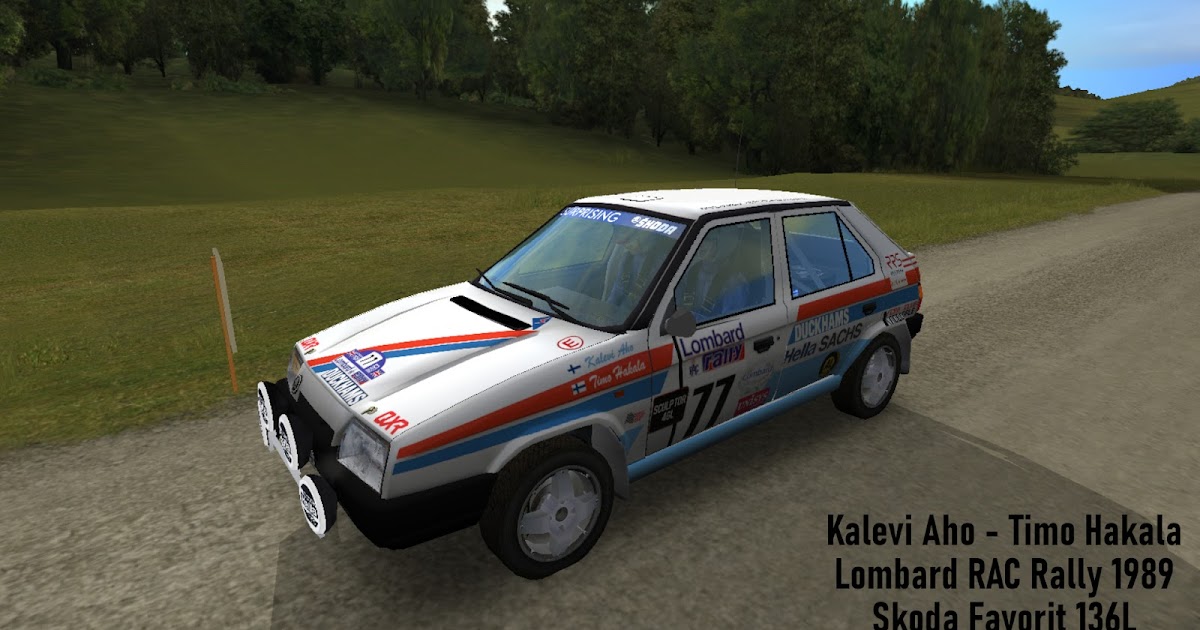 Skoda Favorit 136L - Kalevi "Kilu" Aho - Lombard RAC Rally 1989