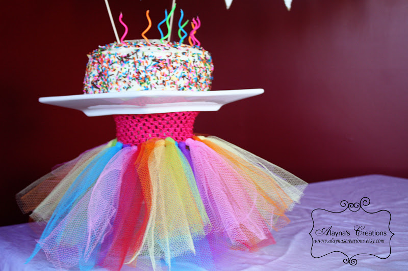 Alayna's Creations: Cake Stand Tutu (31 Days: Day 16)
