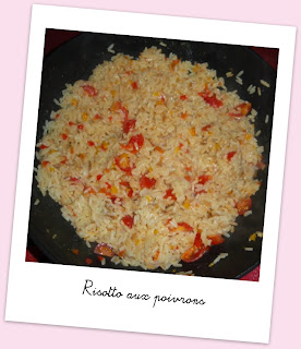 Cuisine et cetera !: Risotto aux poivrons