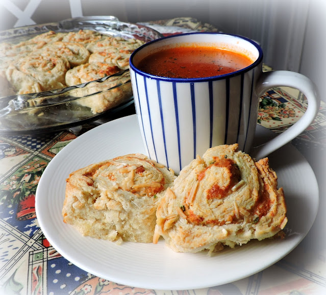 Cheese & Garlic Scrolls | The English Kitchen