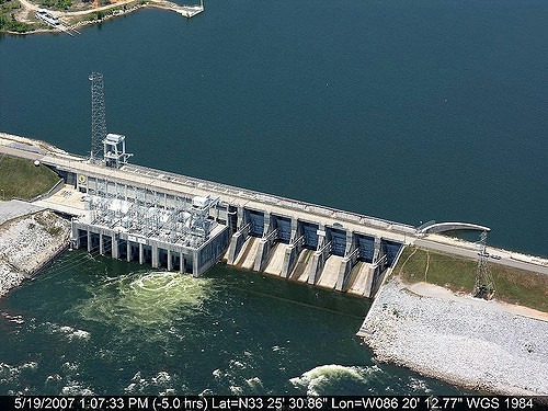 Industrial History: Logan Martin Dam near Alpine, AL
