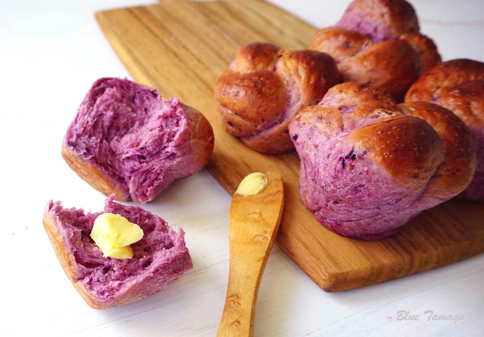 Purple blush bread