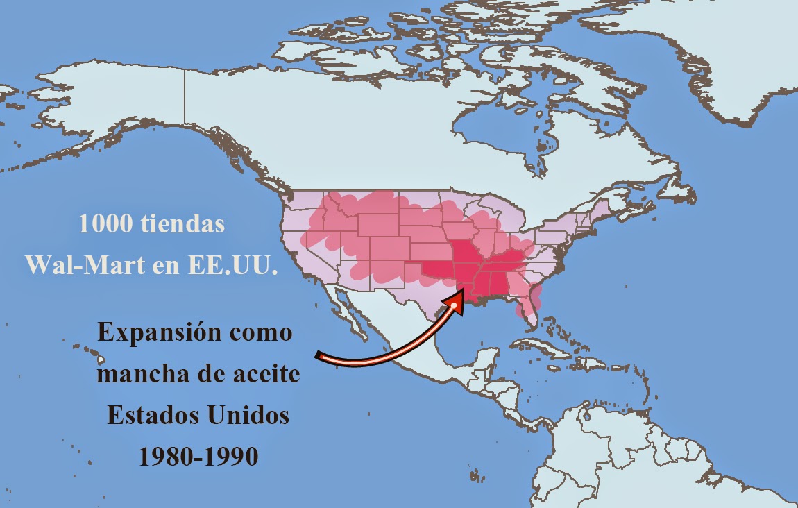 La Expansión Geográfica de Wal-Mart - Un geógrafo sin geografía