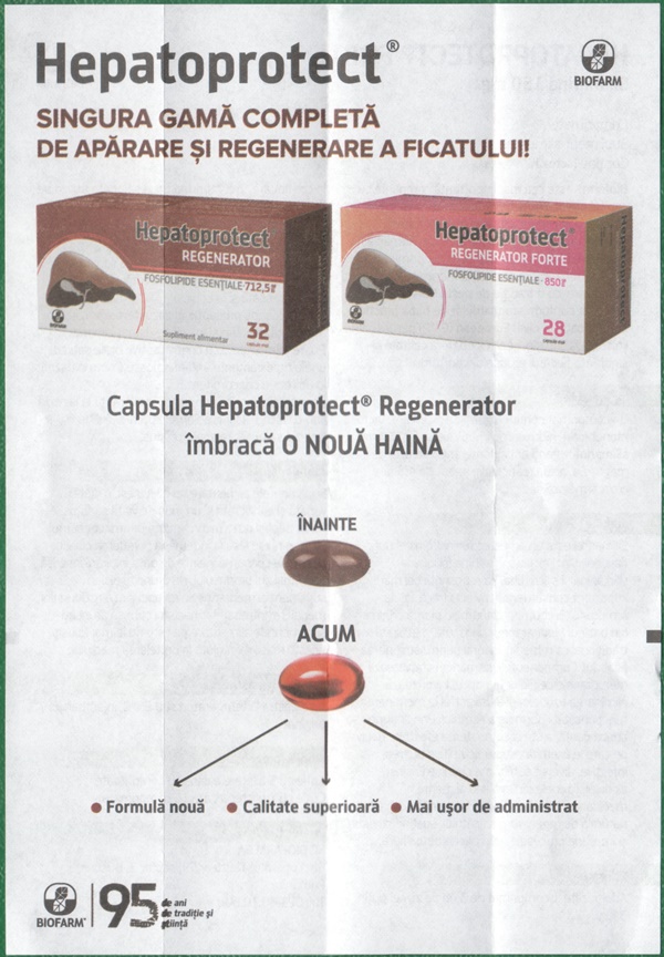 Să fim sănătoși!: HEPATOPROTECT FORTE