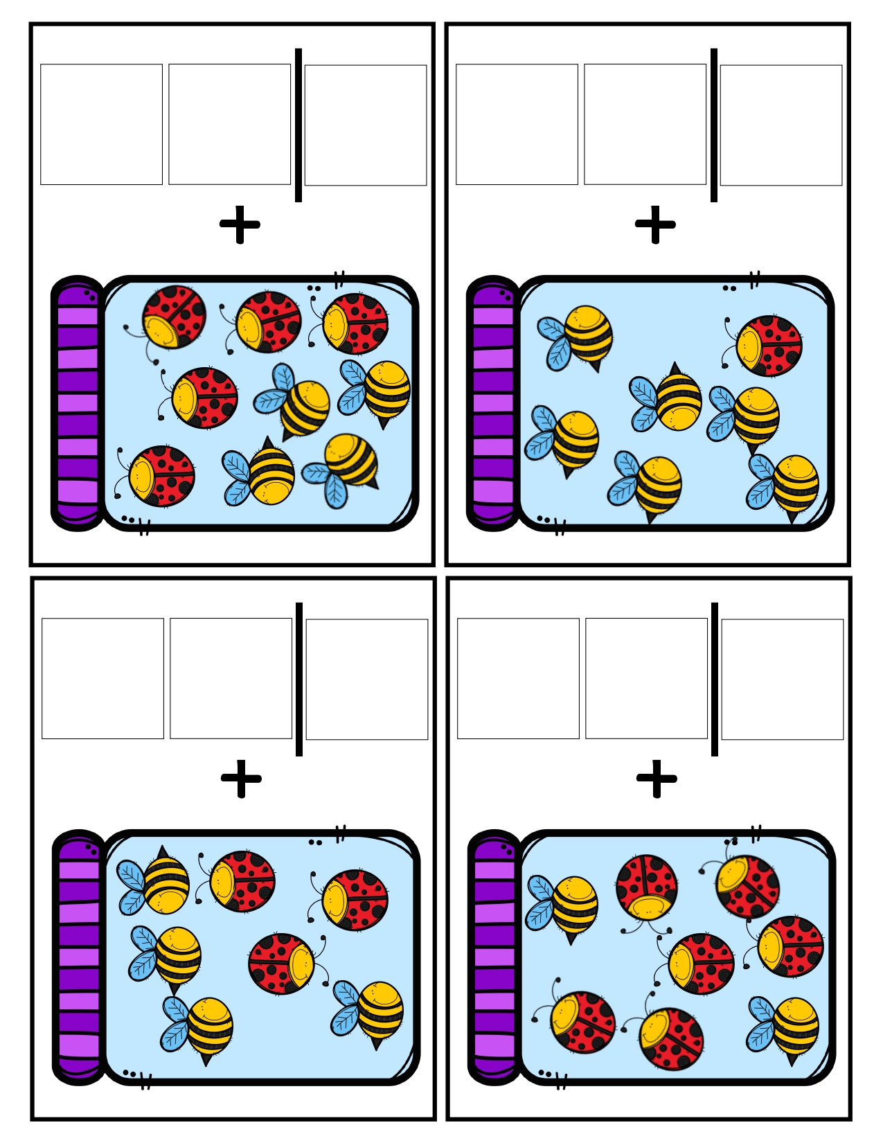Sumas para preescolar