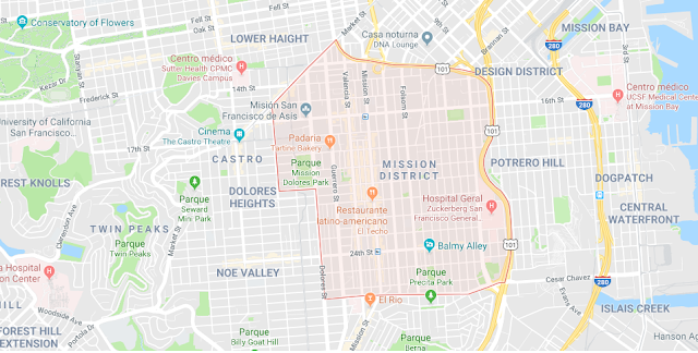 Bem vindo ao Mission District, San Francisco