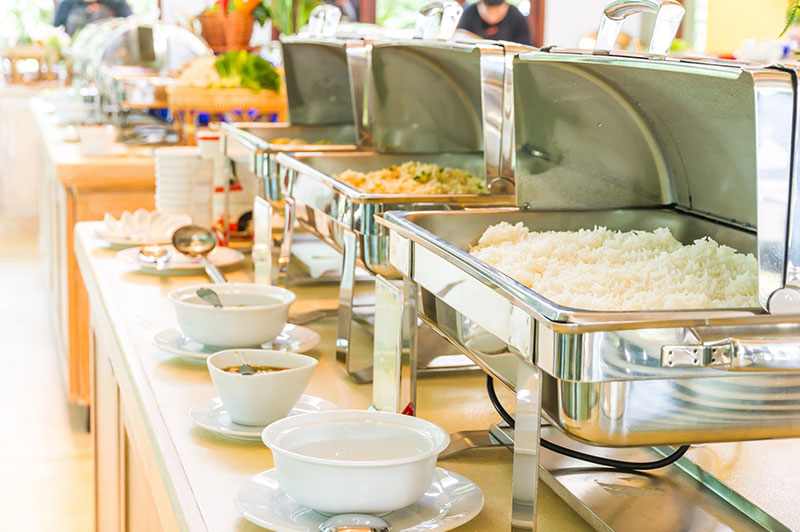 Các hình ảnh về khay buffet inox và công dụng đi kèm - Kiến thức tiệc ...