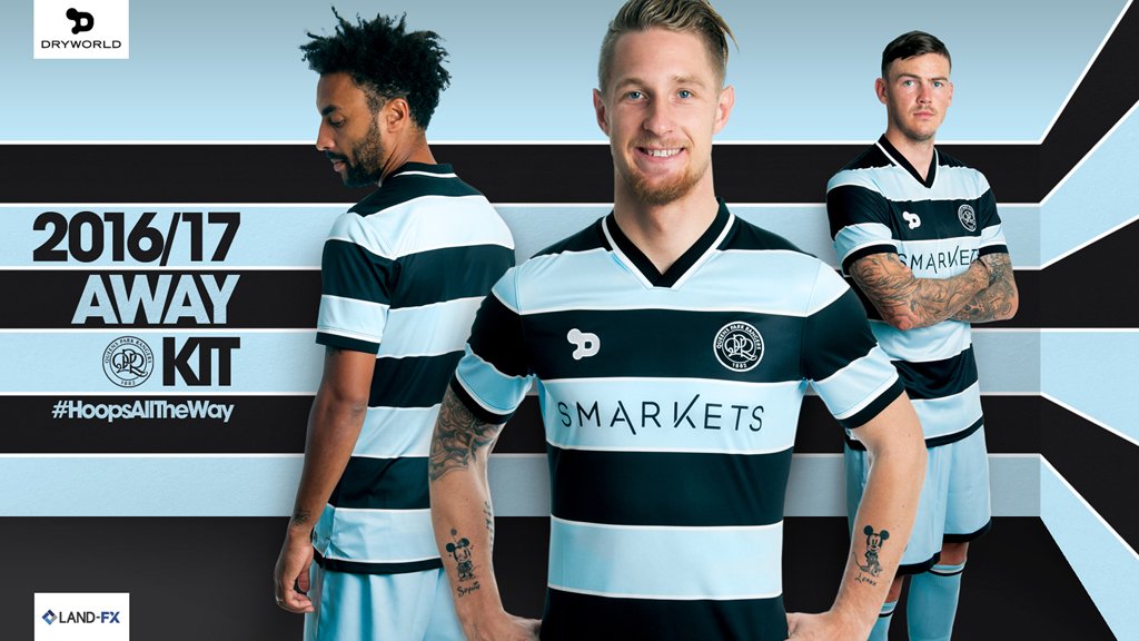 Dryworld QPR 16-17 Home, Away & Third Kits Released - Footy Headlines