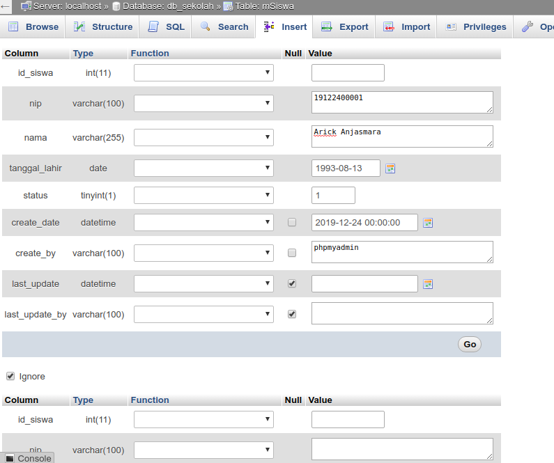 Database : Part 1 - Pengenalan MySQL & Penggunaan PHPMyAdmin
