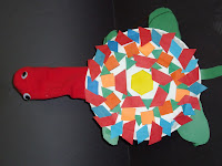 It's elementary art, Mrs. Holmes!: Kindergarten Patterned Turtle Puppets