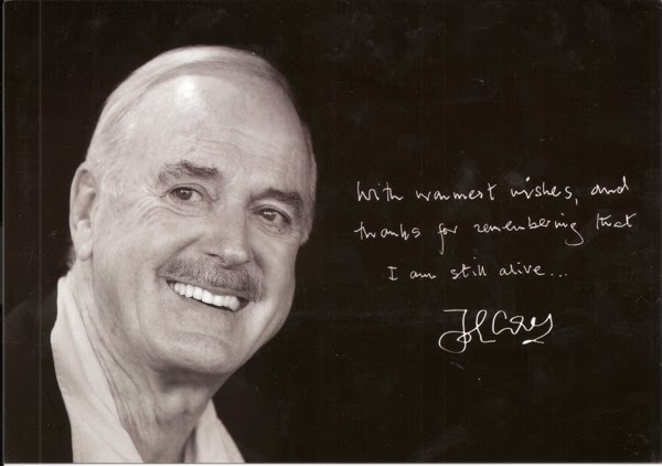 Moje autografy: 107. John Cleese