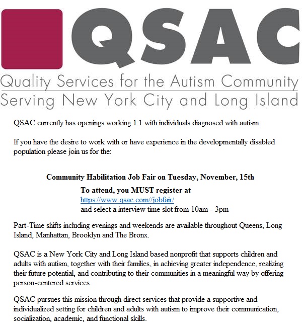 QSAC Job Fair