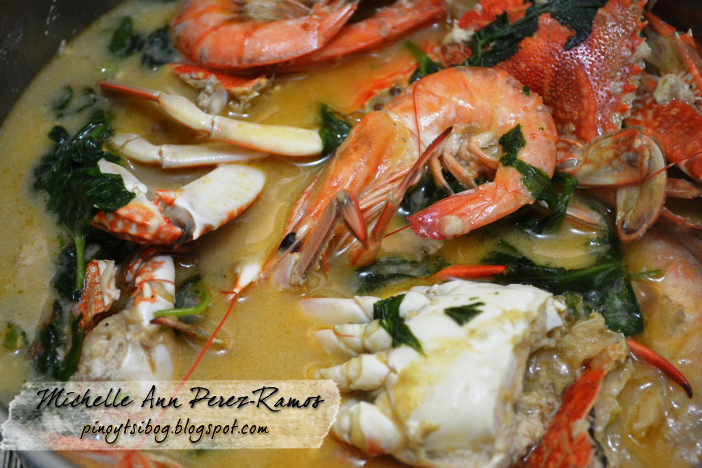 Pinoy Tsibog: Ginataang Alimasag at Hipon (Crab and Shrimp with Coconut ... Pinoy Tsibog: Ginataang Alimasag at Hipon (Crab and Shrimp with Coconut ...