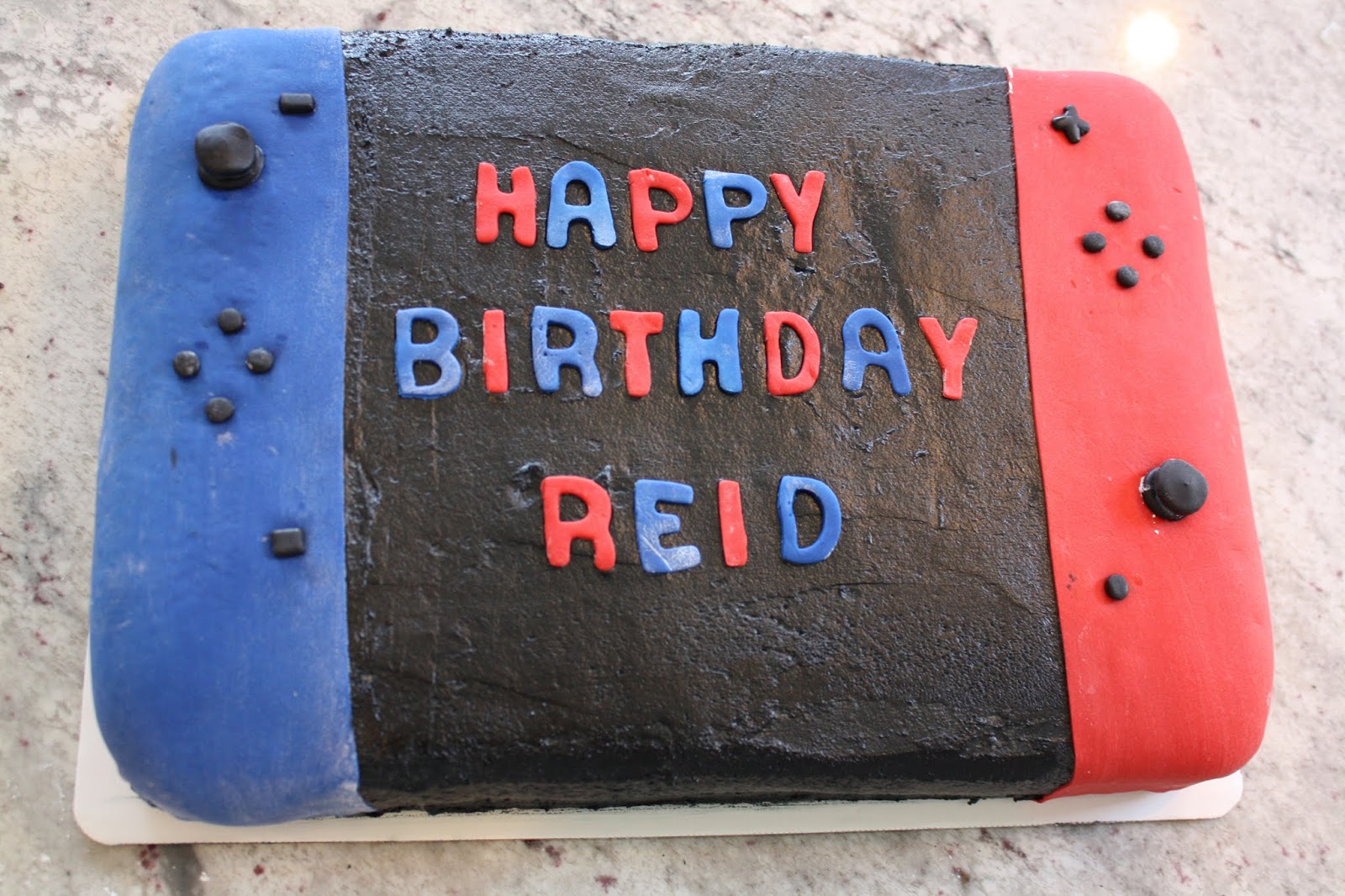 Gluten Free Nintendo Switch Cake - Kimberly's Gluten-Free Kitchen