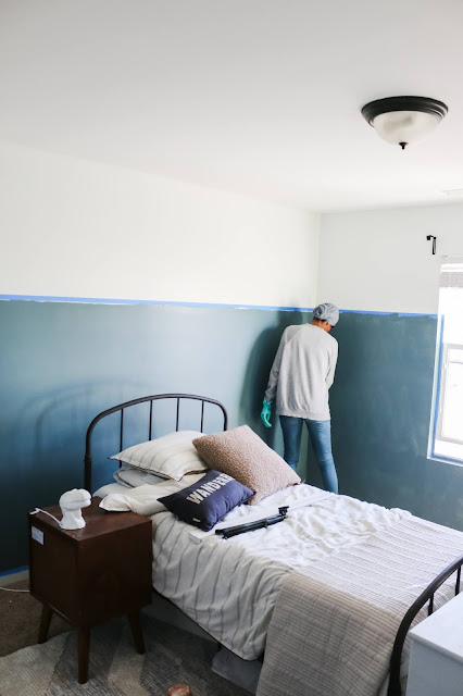 The Perfect Blue Paint Color for Dax's Room! - Pretty Real