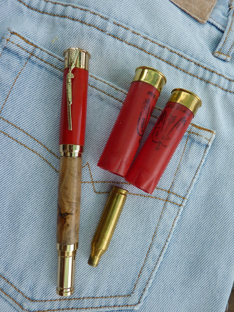 Wool 'n' Wood: Over & Under 12 Gauge Shotgun Pen