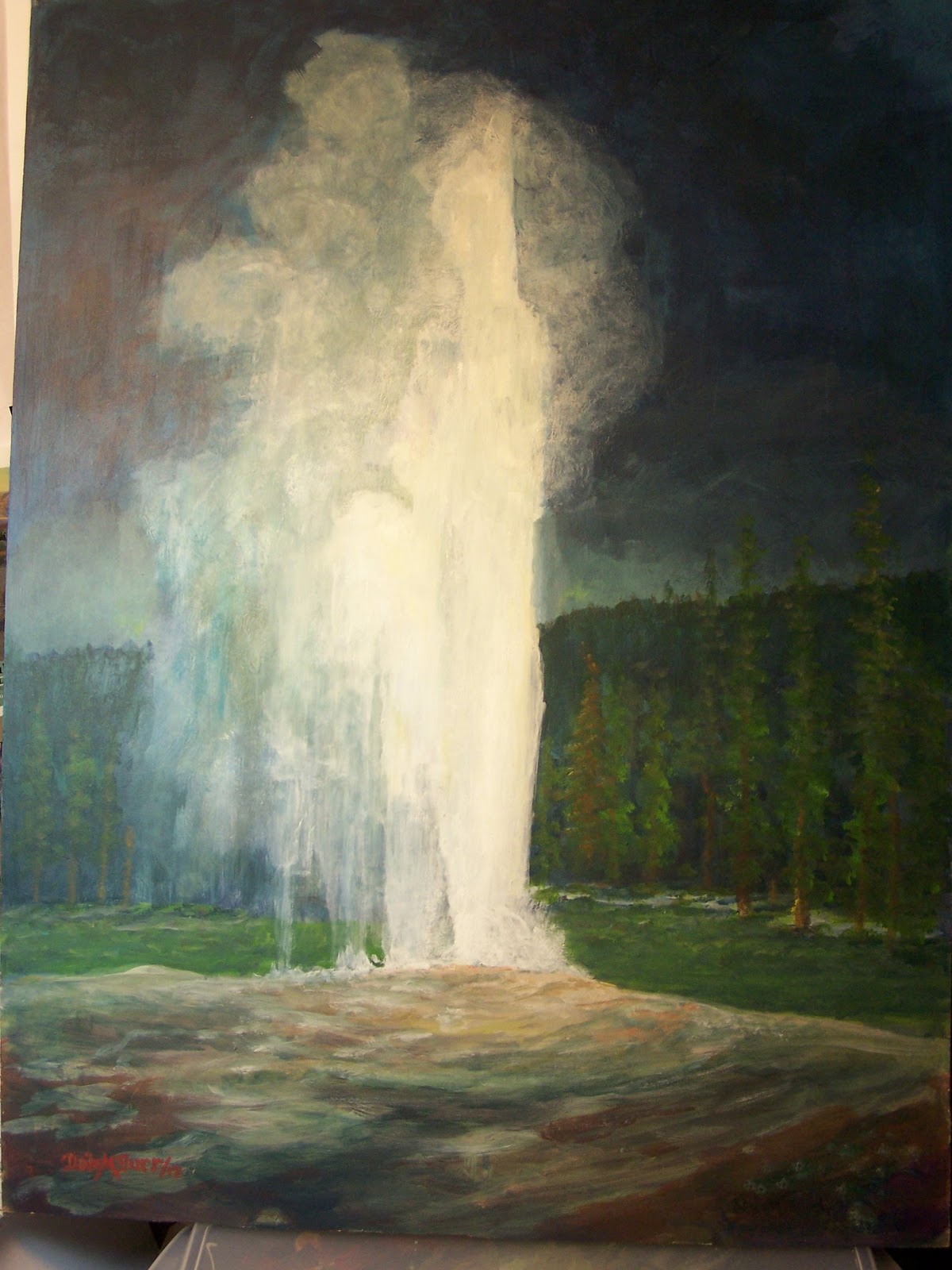 Dale Burr Western Art: Dale M. Burr Yellowstone artist