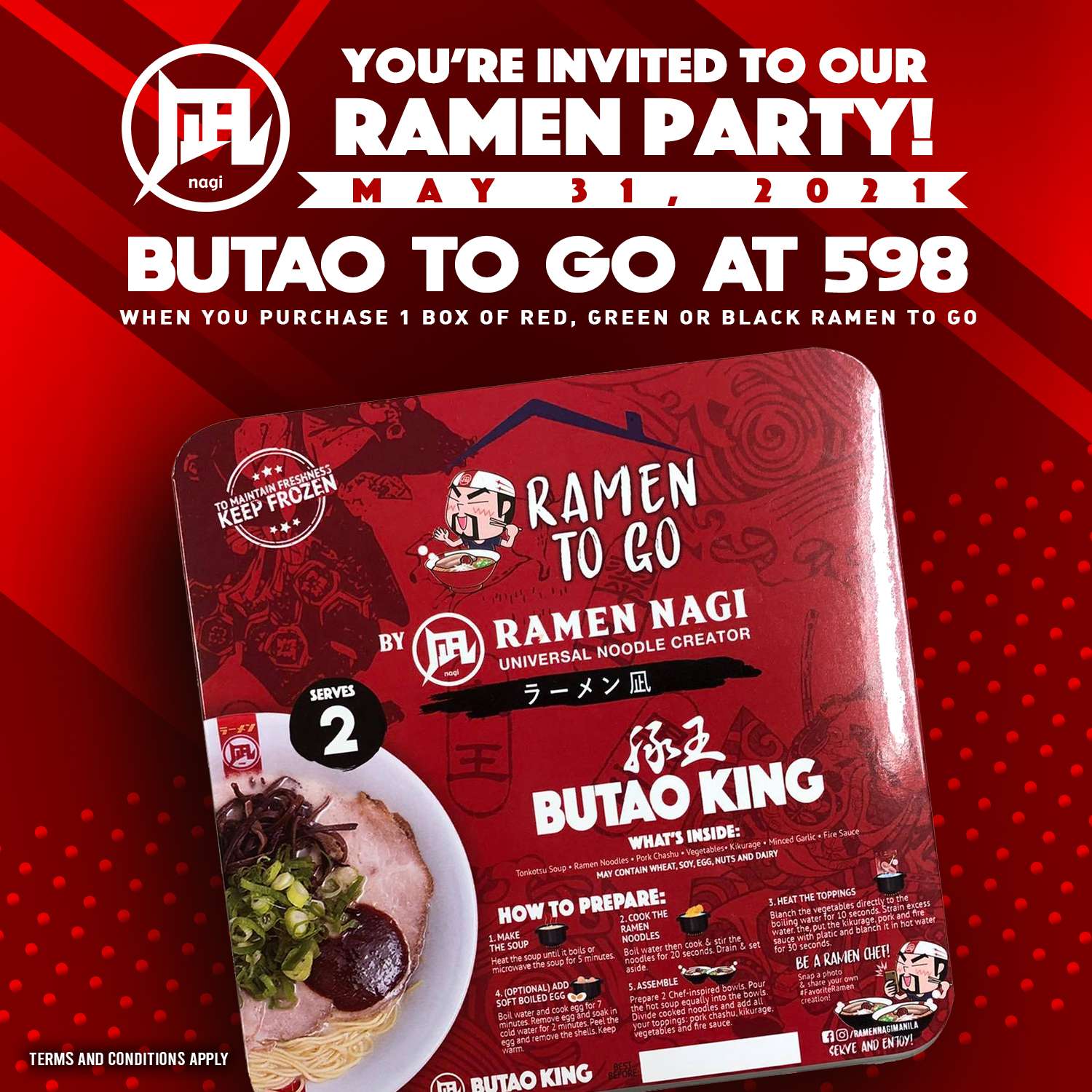 Manila Shopper: Ramen Nagi 2 Butao for P598 Promo