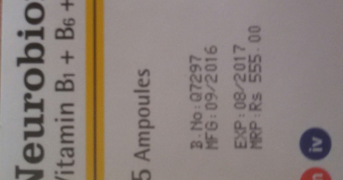 Medicine Guide: Neurobion tablets and injections by Merck