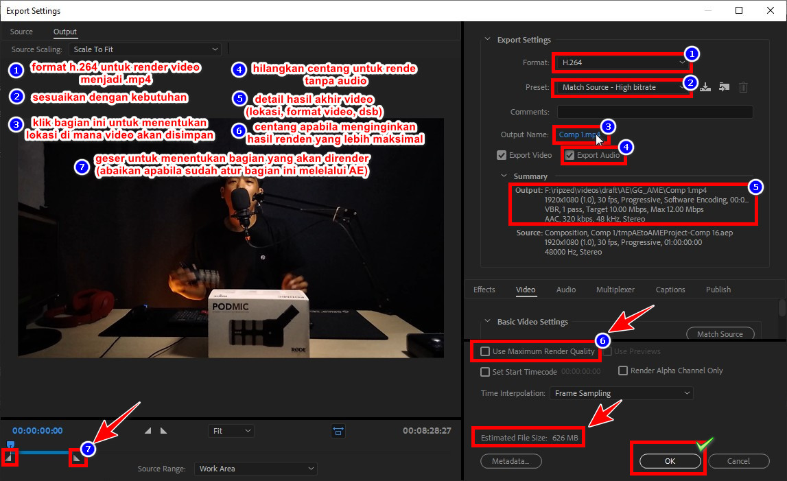 Cara Render Video di After Effect (+ Render Transparan) - ripzew | Website Seputar Teknologi