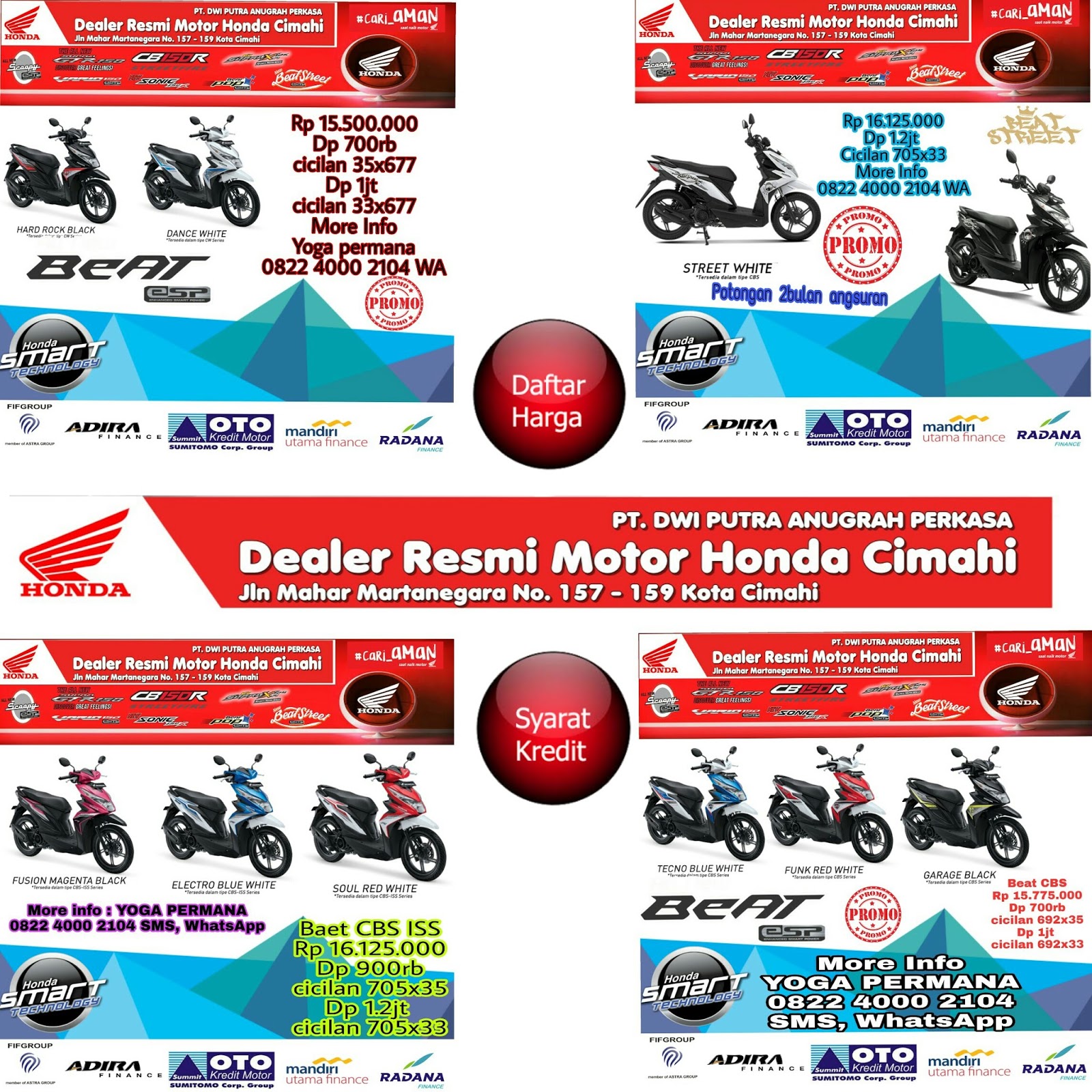 September Ceria Promo New Motor Honda - DEALER RESMI MOTOR HONDA CIMAHI