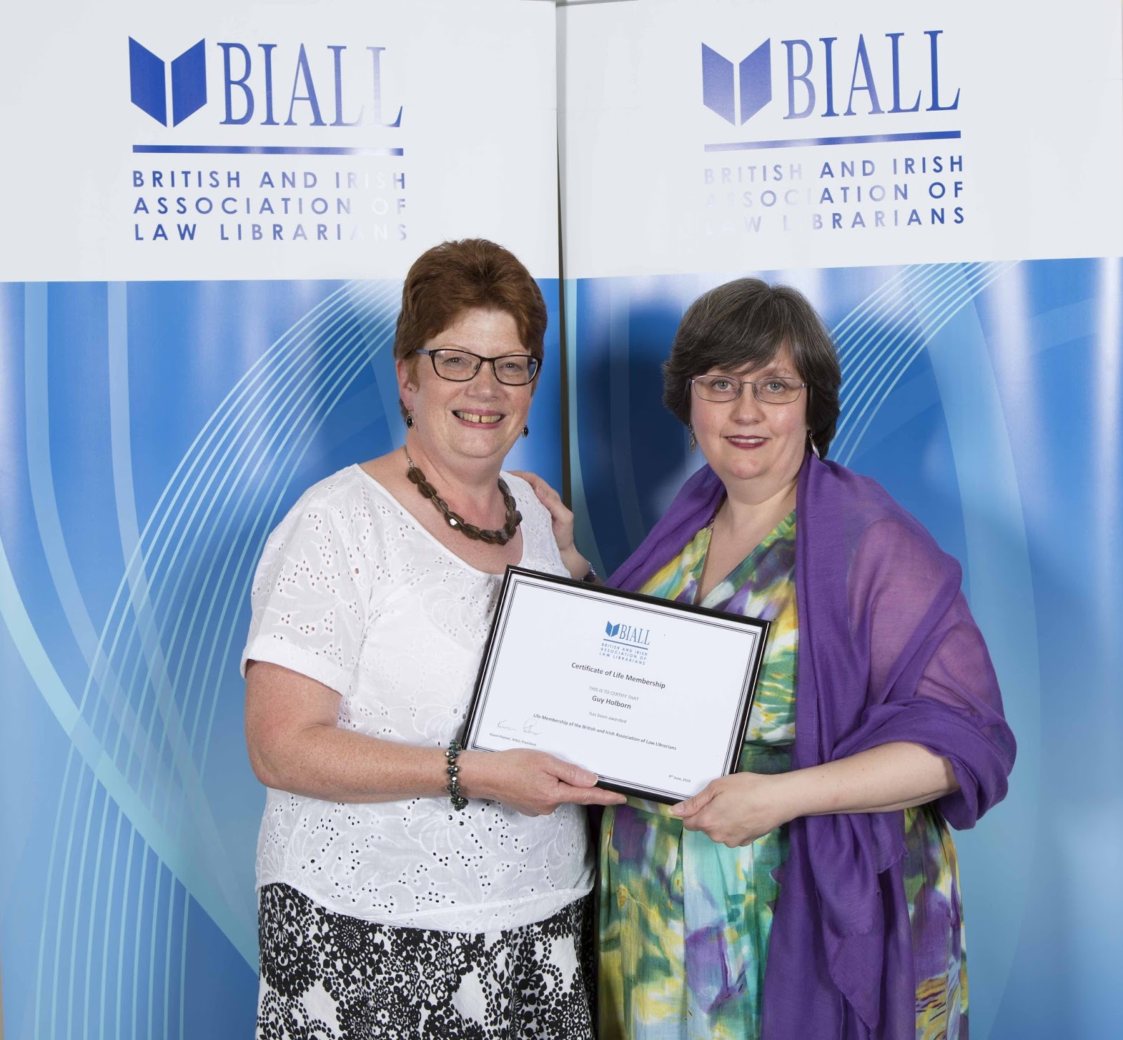 #BIALL2016: BIALL Life Membership Awarded to Guy Holborn | The British ...