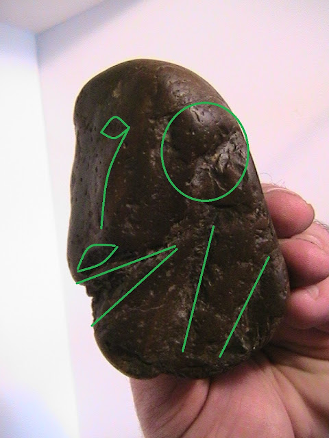 Archaeology of Portable Rock Art: Mouth worked in fine detail, with use ...