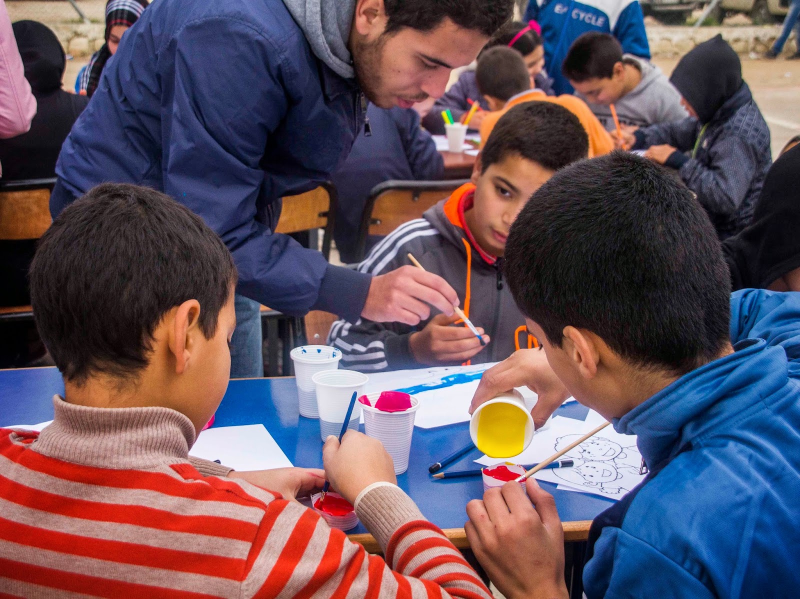 Partie vivre un an à Tanger: Les enfants